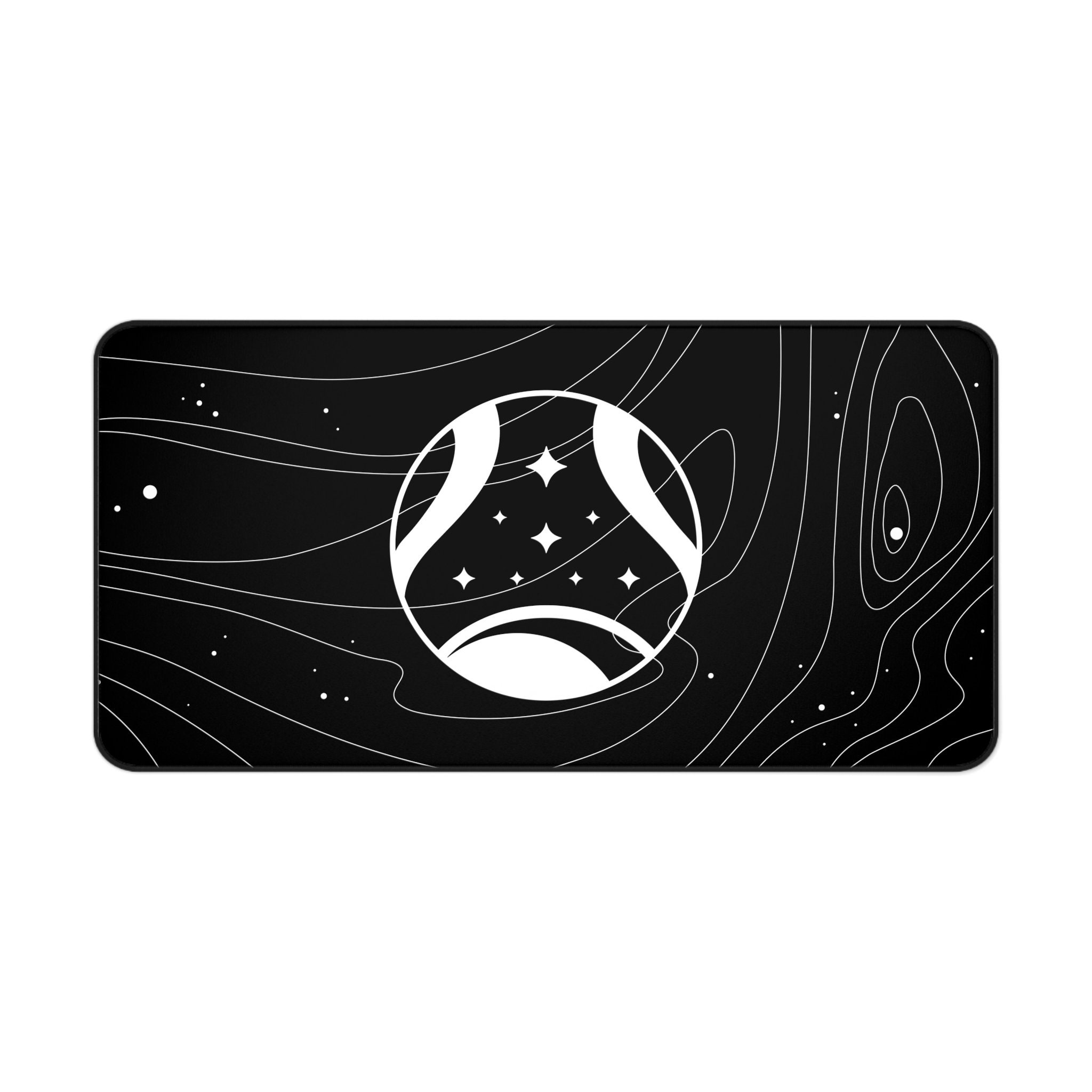 Starfield Black Constellation Gaming Desk Mat, High-quality Desk Mat ...