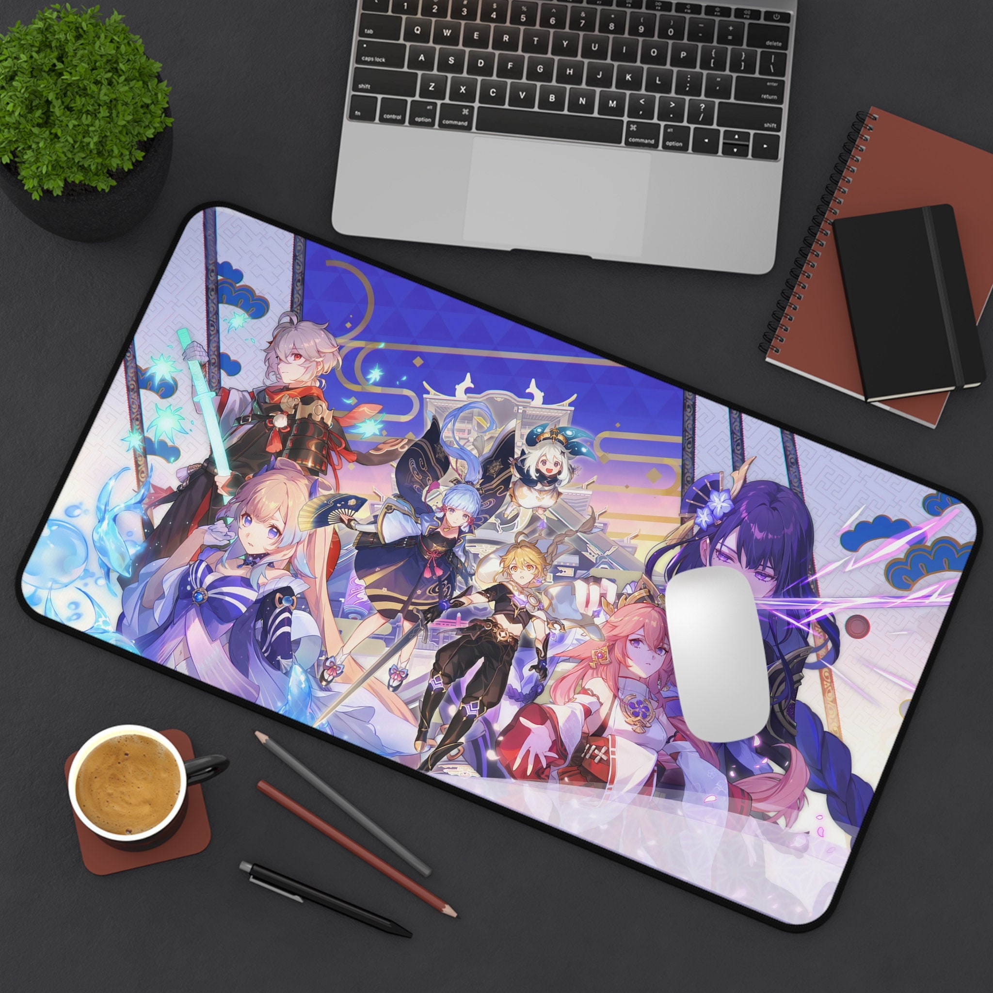 Genshin Impact Gaming Desk Mat, High-quality Desk Mat, Genshin Impact ...