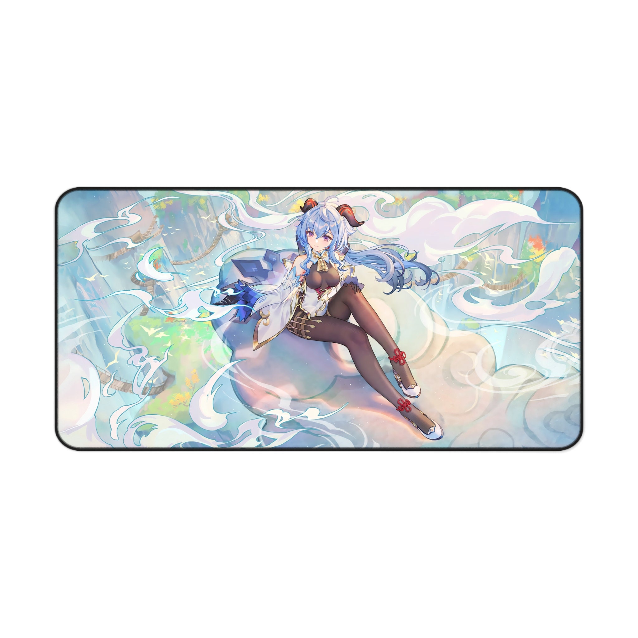 Genshin Impact Ganyu Desk Mat, High-quality Desk Mat, Genshin Impact ...