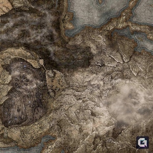Elden Ring Realm of Shadow Map Tapestry, High-quality Detailed Map ...