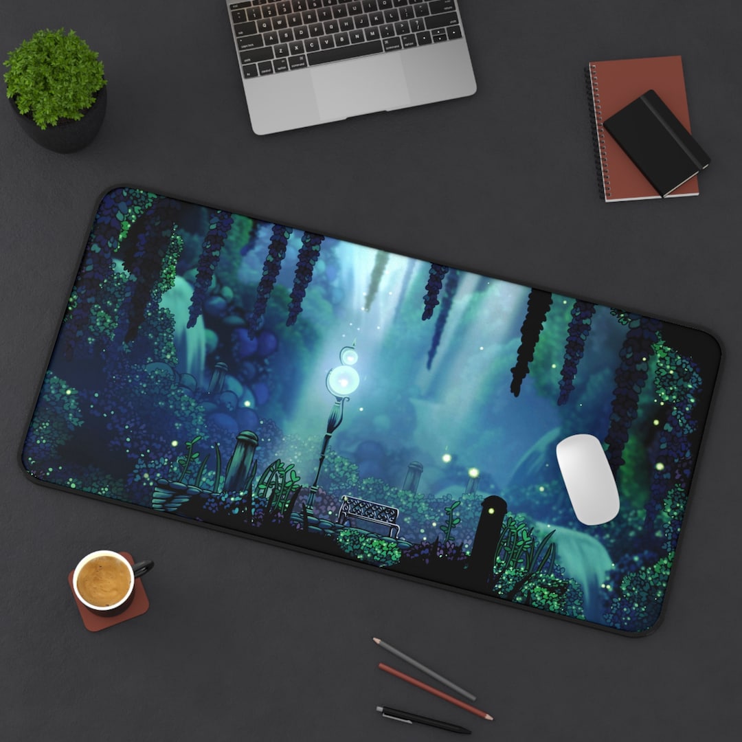 Hollow Knight Greenpath Desk Mat, High-quality Desk Mat, Hollow Knight ...