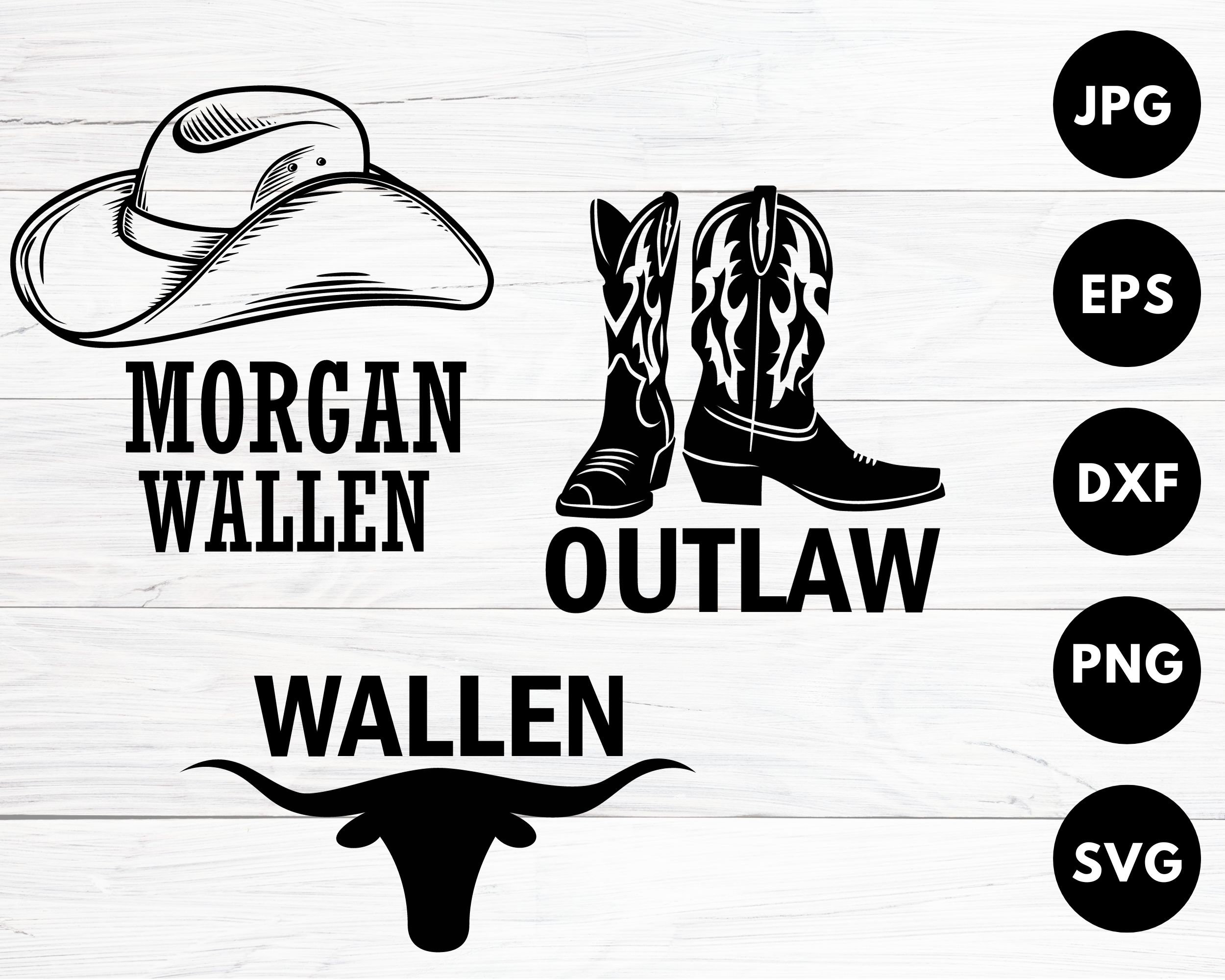 Wallen Bundle Svg, Png, Wallen Png, Wallen Bullhead Svg, Cowboy Wallen ...