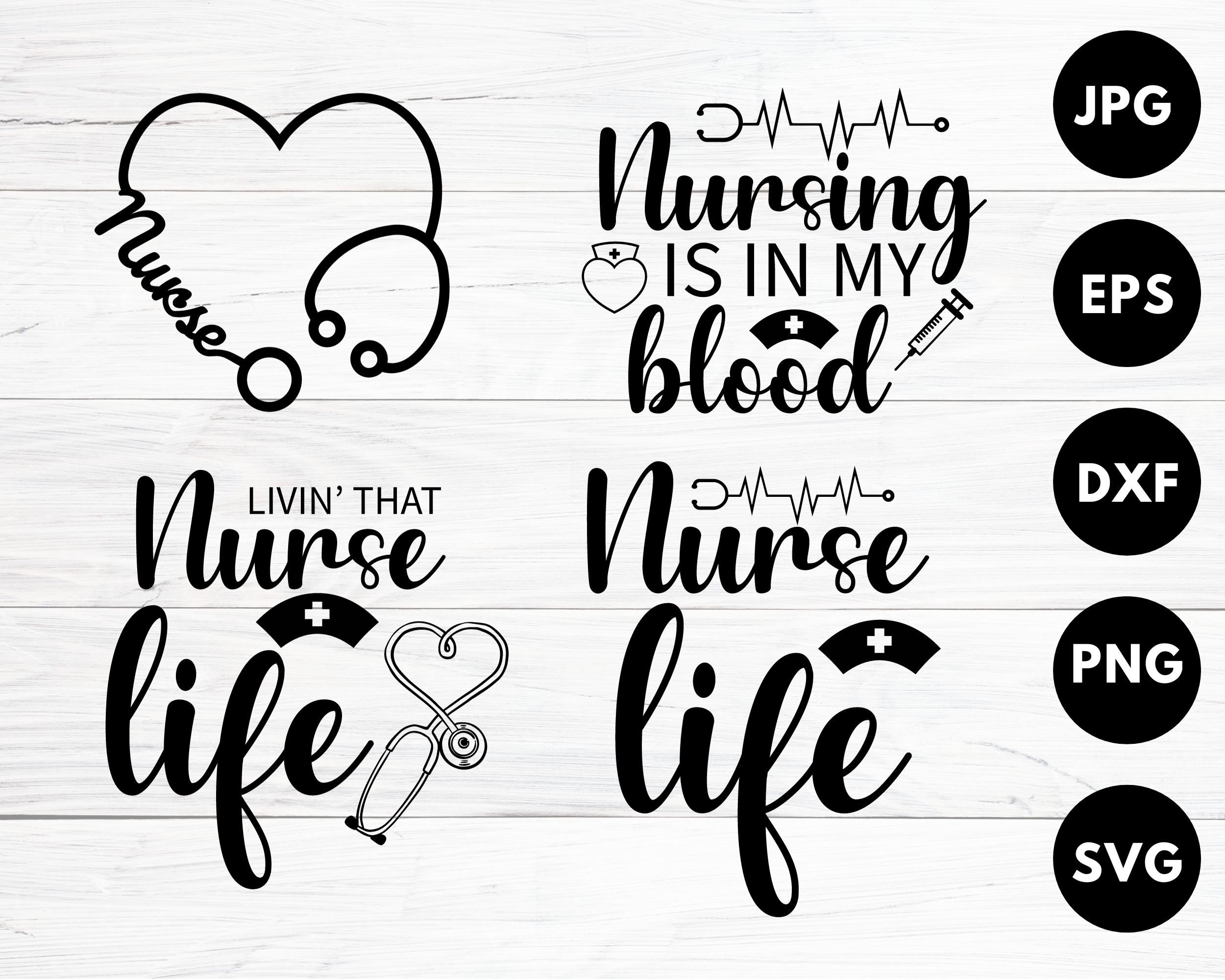 Nurse SVG Bundle Nurse Quotes SVG Doctor Svg Nurse Svg - Etsy
