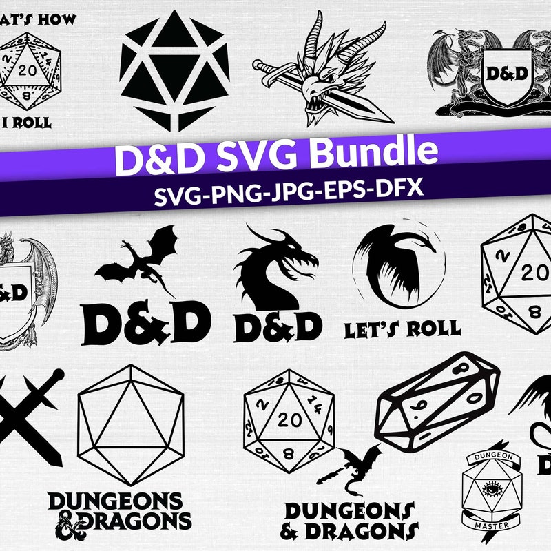 Dnd Svg - Etsy