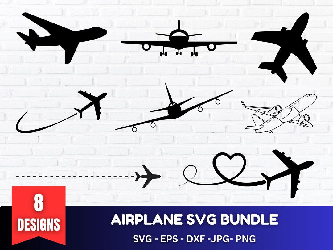 Airplane Svg Bundle, Plane Route Svg, Love Airplane Svg, Airplane Svg ...