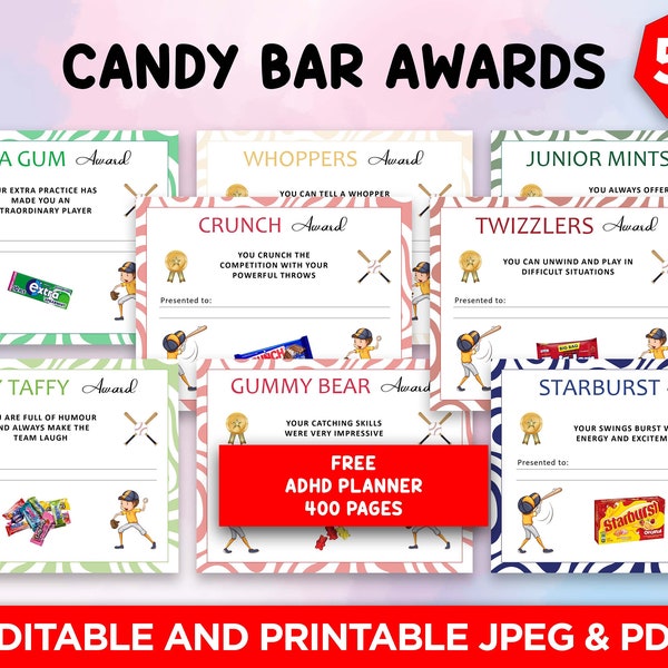 Candy Certificates - Etsy