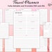 Editable Travel Planner Template, Trip Itinerary Planner, Holiday ...