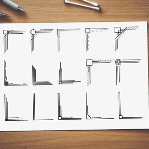 Corner SVG Bundle, Art Decor Corners, Flourish Corner SVG, Decorative ...