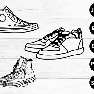 Sneakers Svg Bundle, Sneaker Svg, Sneaker Png, Sneakers, Sneaker ...