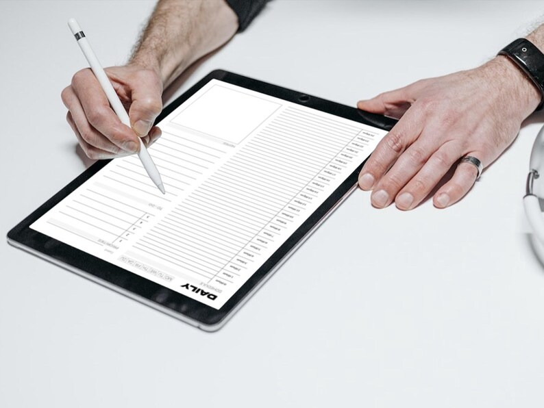 24 Hour Planner Daily Time Planner Hourly Schedule Planner Daily Agenda ...