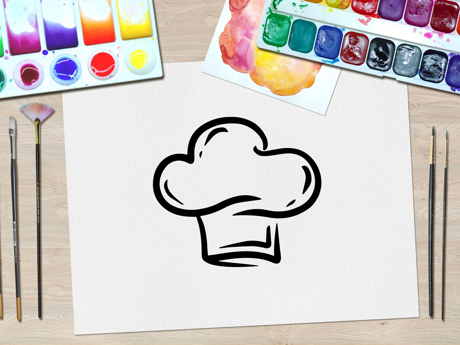 Chef Hat SVG, Chef Hat Clipart, Chef's Hat Vector, Chef Cricut ...