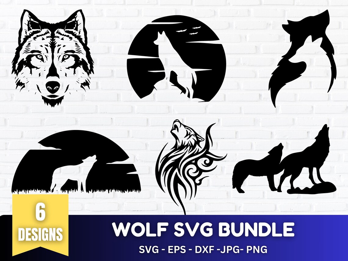 Wolf SVG Bundle, Wolf Cut Files for Cricut, Wolf Svg, Wolf Png Bundle ...