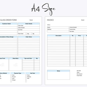 Small Business Forms Bundle, 100% Editable PDF, Order Form Template ...