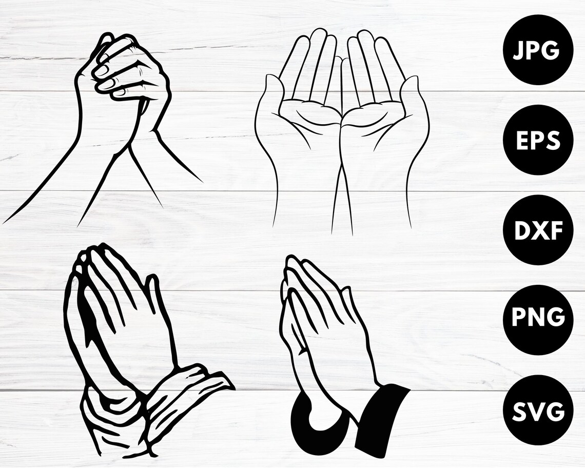 Praying Hands Svg Bundle, Praying Hands Svg Design, Praying Hands Png, Praying Hands PNG ...