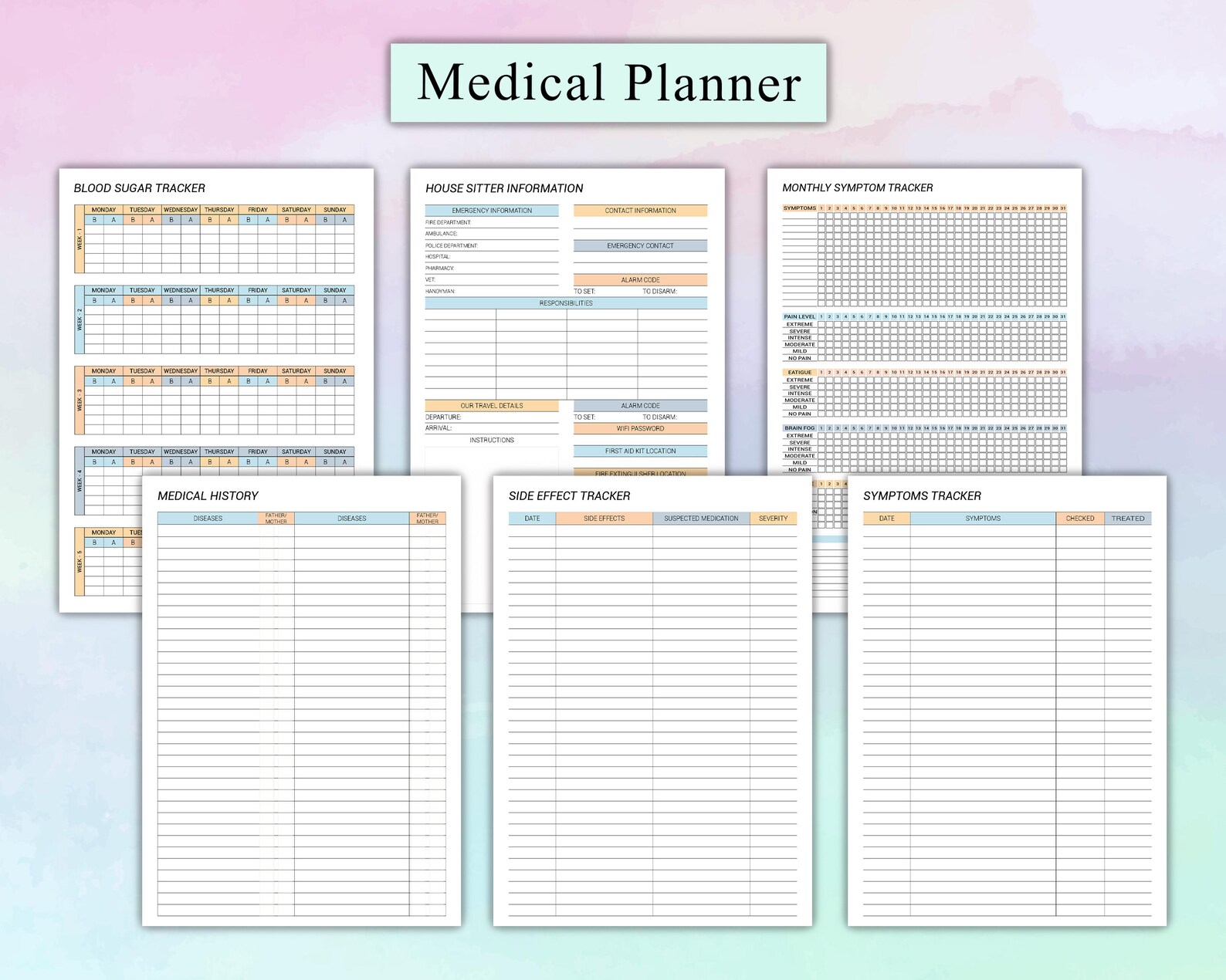 Medical Planner, Health Organizer, Daily Medication Tracker, Doctor ...