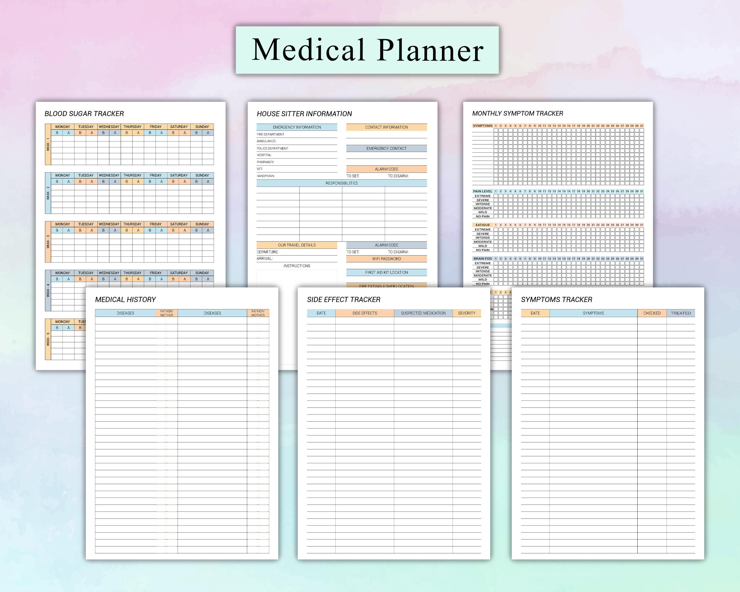 Medical Planner, Health Organizer, Daily Medication Tracker, Doctor ...