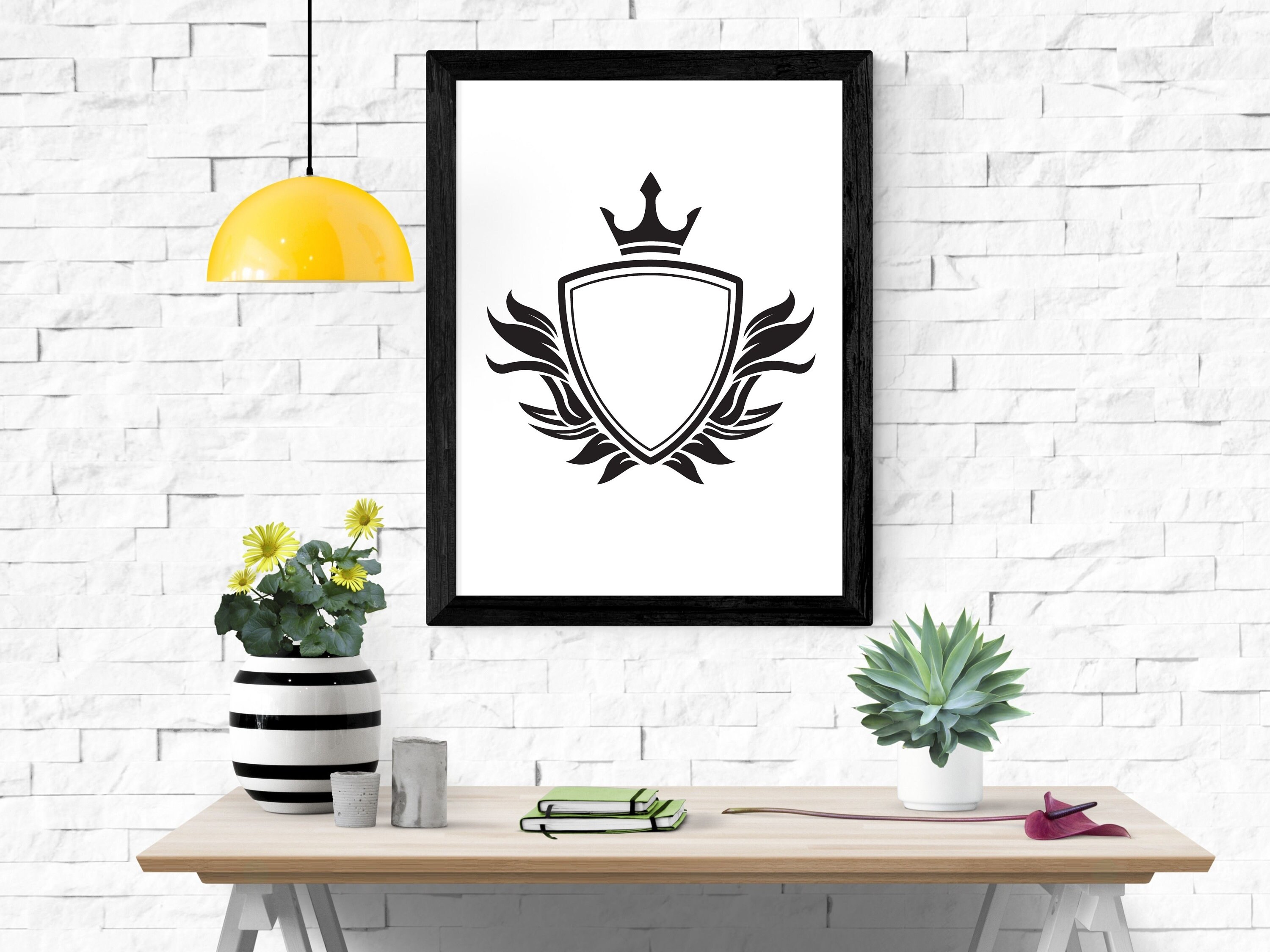 Shield Svg BUNDLE, Flowery Shield SVG, Shield PNG, Shield Clipart ...