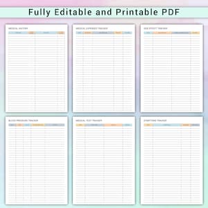 Medical Planner, Health Organizer, Daily Medication Tracker, Doctor ...