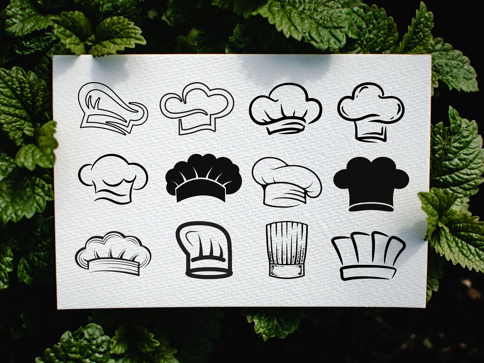 Chef Hat SVG, Chef Hat Clipart, Chef's Hat Vector, Chef Cricut ...