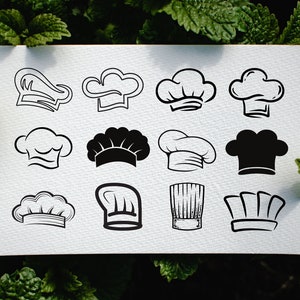 Chef Hat SVG, Chef Hat Clipart, Chef's Hat Vector, Chef Cricut ...