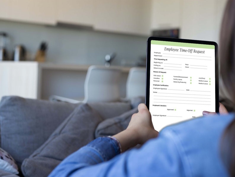 Employee Time off Request Form, Printable Employee off Request ...