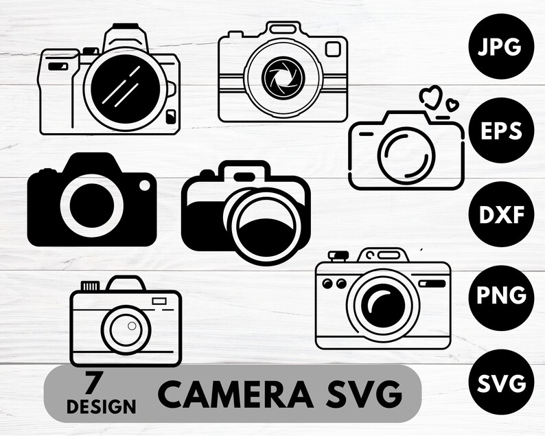 Camera SVG Bundle, Photography SVG, Photos Svg, Camera Clipart, Camera ...