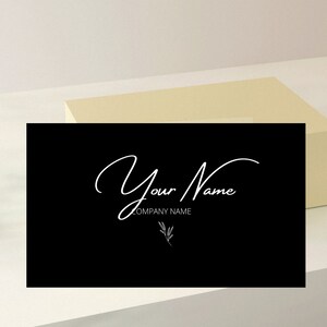 Printable Business Card Template Business Card Template Instant ...