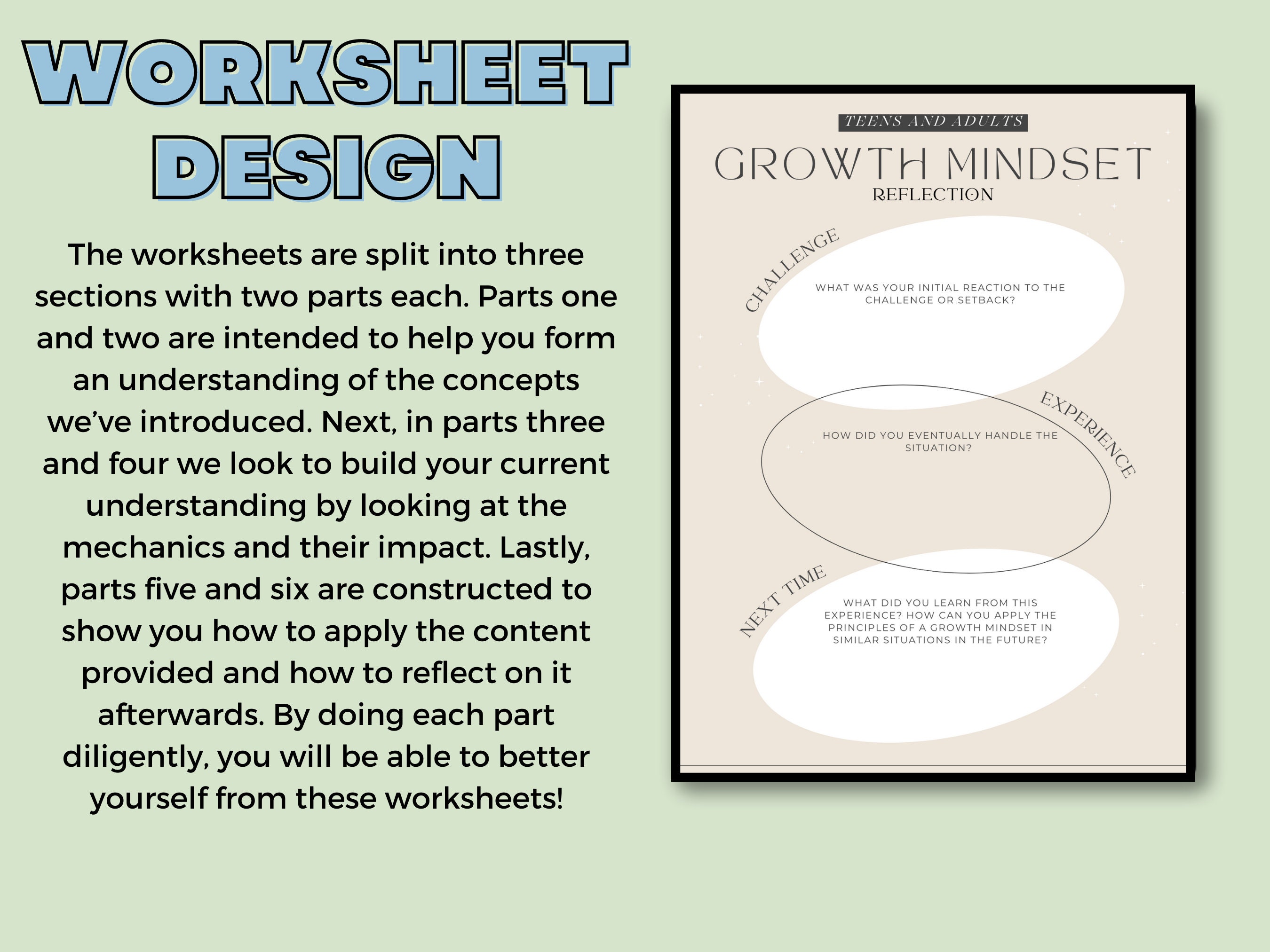 Growth Mindset Worksheets: Time Management, Planner, Digital Download ...