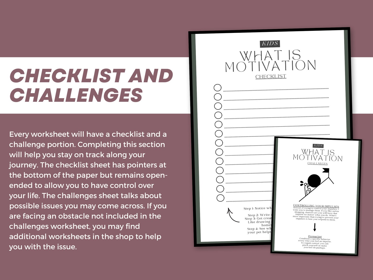 Kids Motivational Worksheet, Learning, Digital Download, School ...