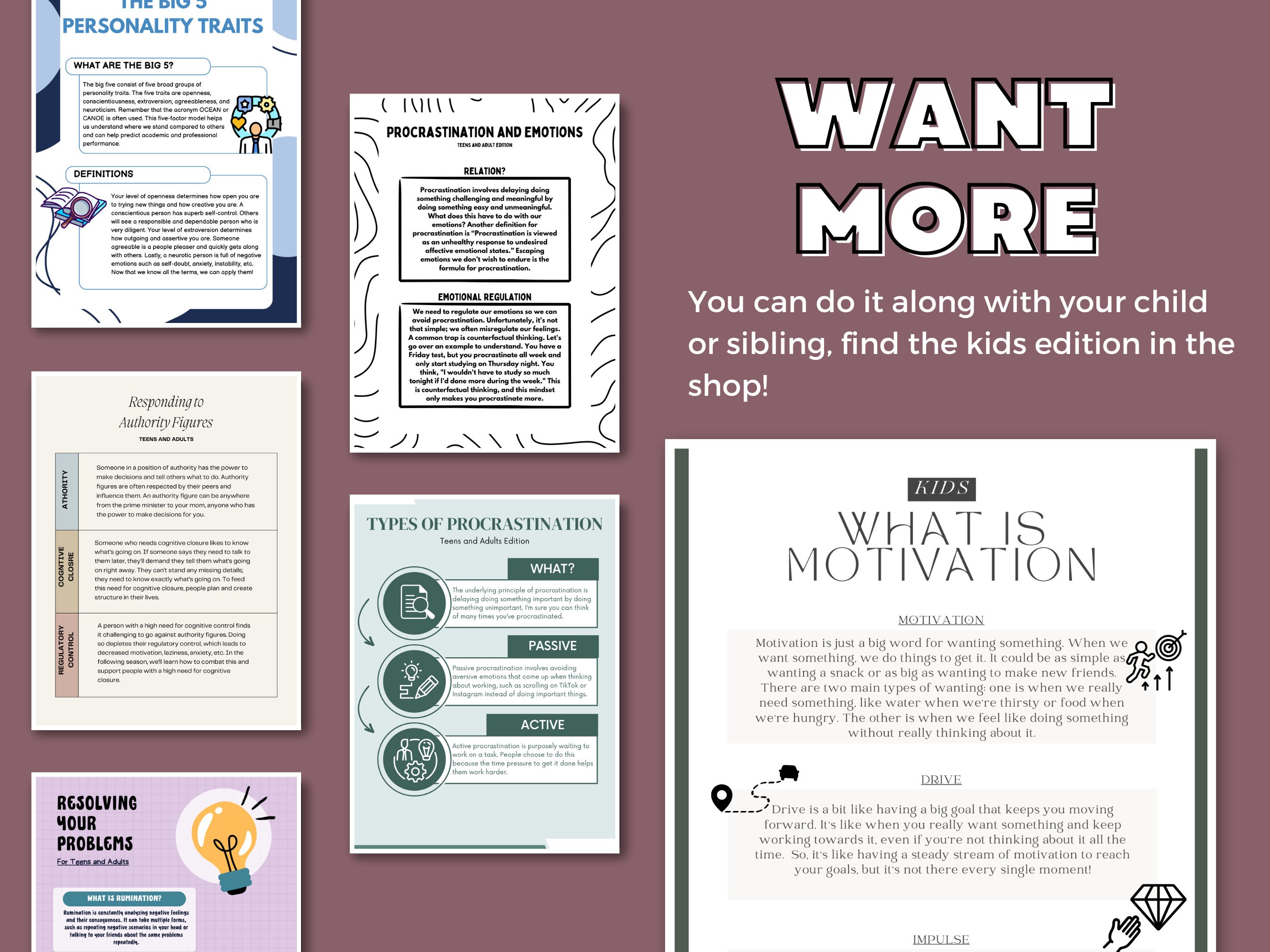 Motivation Worksheet, Digital Download, Productivity, Self Improvement ...
