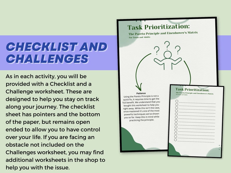 Multipage Worksheet, Task Prioritization, Accountability: Pareto ...