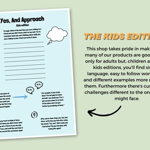 Multipage Kids Edition Yes and Approach Wellness Learning - Etsy