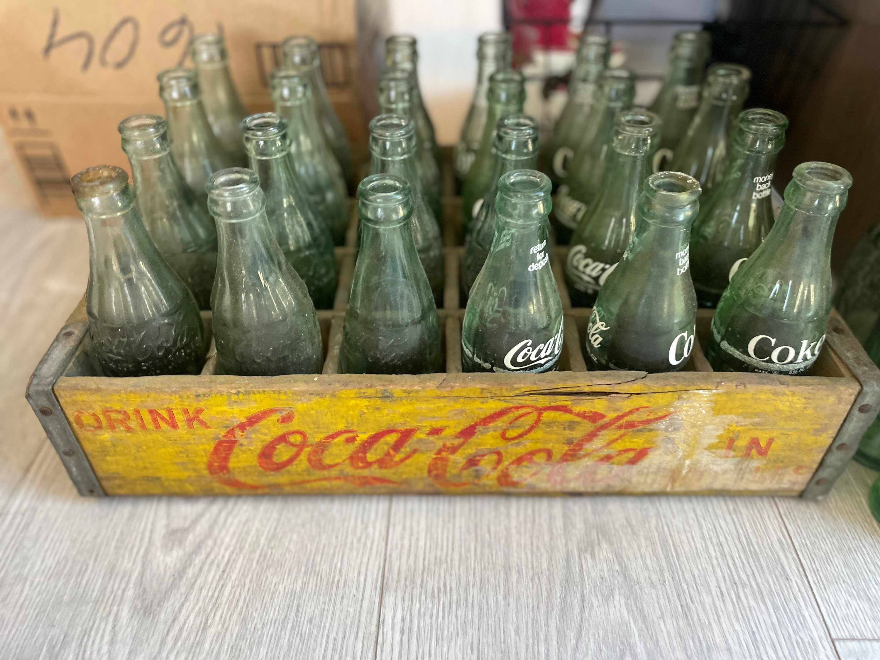 Case of Vintage Coca-cola Bottles - Etsy