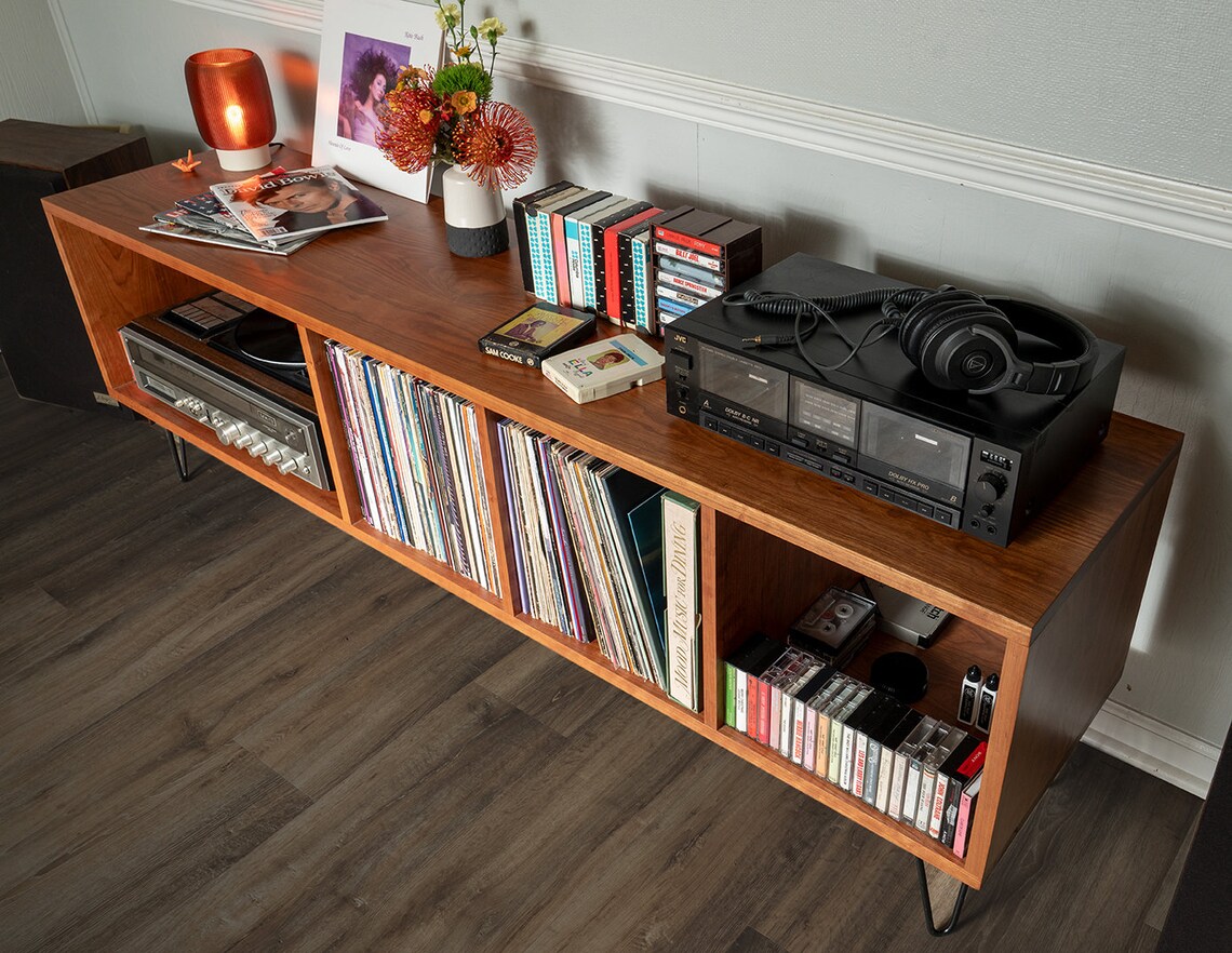 Mid Century Modern Media Console - Etsy