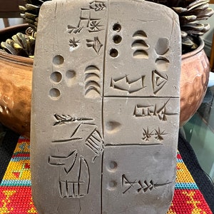 Handmade Mesopotamian Cuneiform Clay Ancient Tablets Replica Made by ...