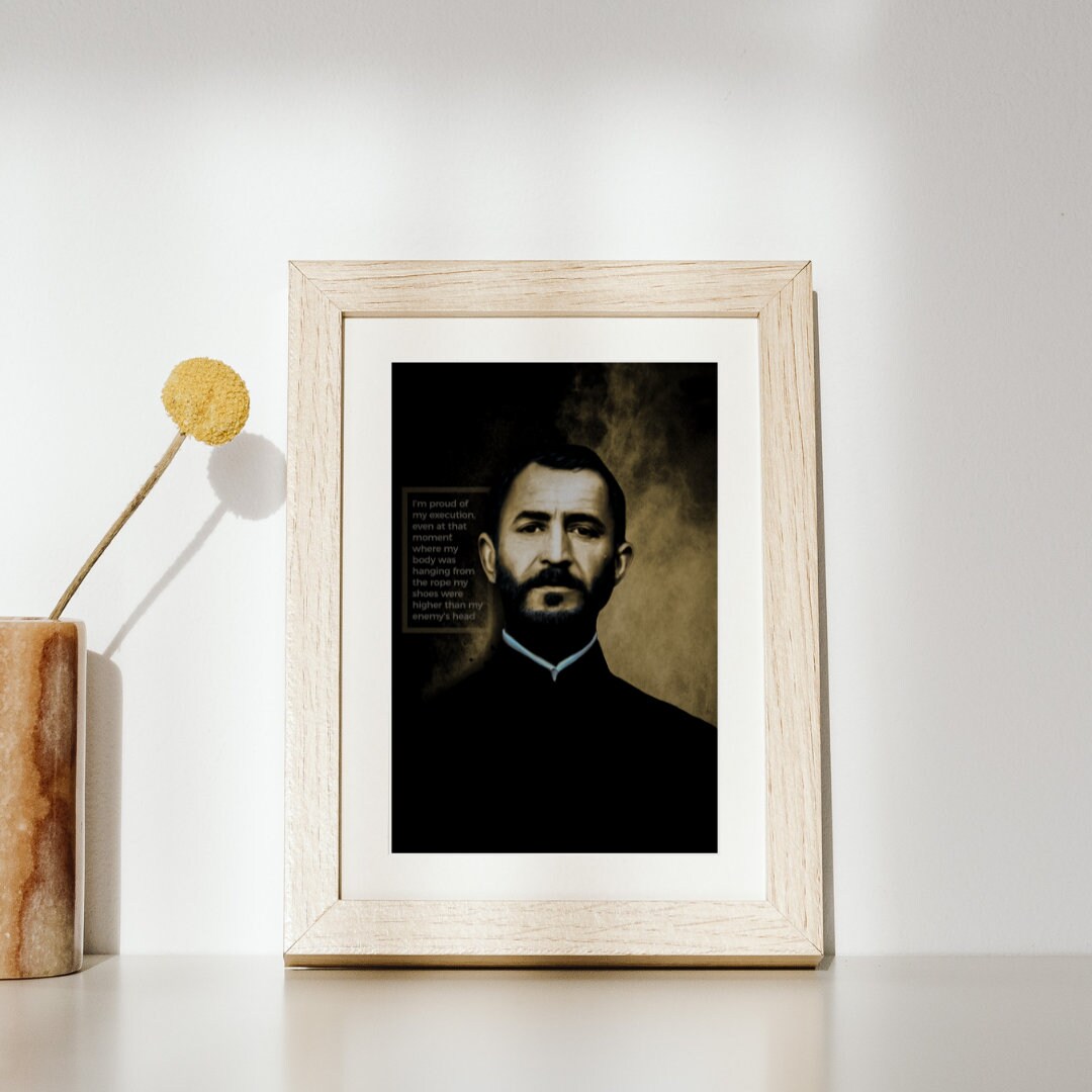 Qazi Mohammed - Kurdish Hero - A4 Print - Etsy