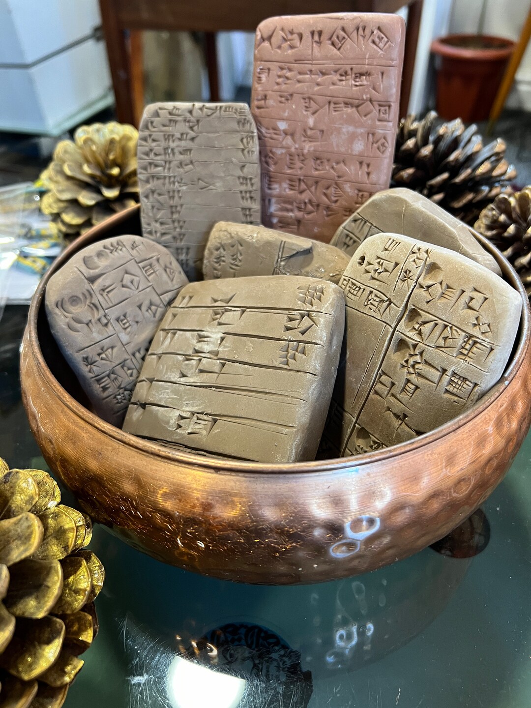 Handmade Mesopotamian Cuneiform Clay Ancient Tablets Replica Made by ...