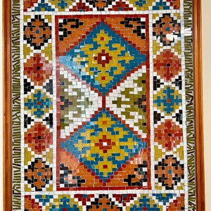 The Iraqi Carpet - Original Iraqi Mosaic Art - Home Decor - Etsy
