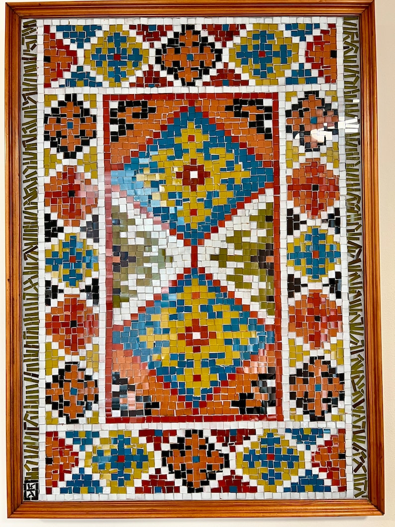 The Iraqi Carpet Original Iraqi Mosaic Art Home Decor - Etsy