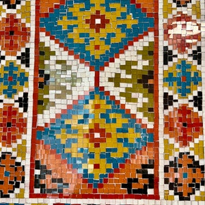 The Iraqi Carpet - Original Iraqi Mosaic Art - Home Decor - Etsy