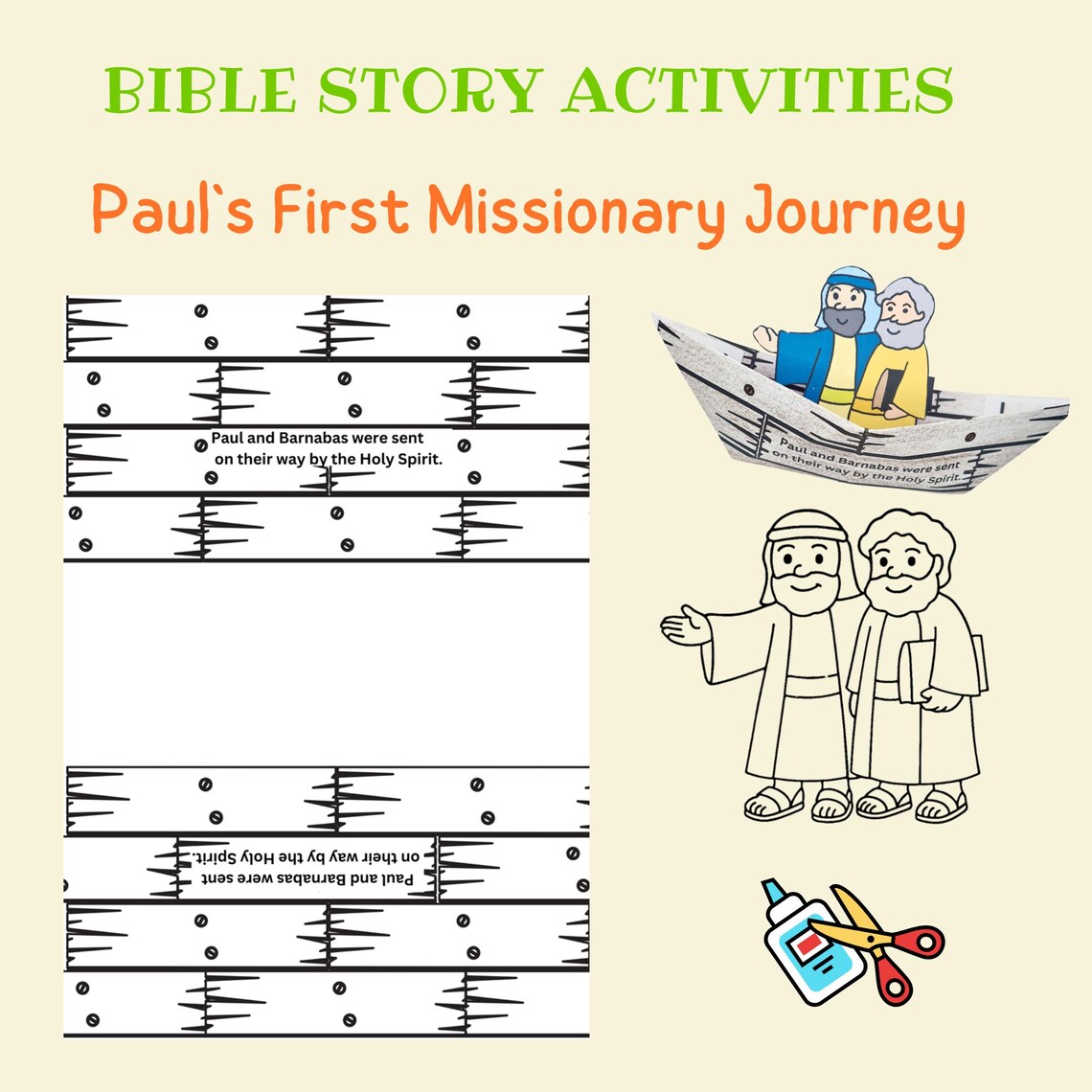 Pauls First Missionary Journey - Etsy