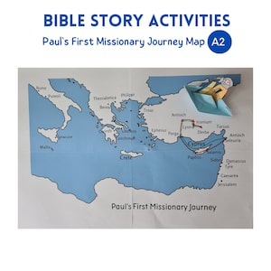 Pauls First Missionary Journey - Etsy