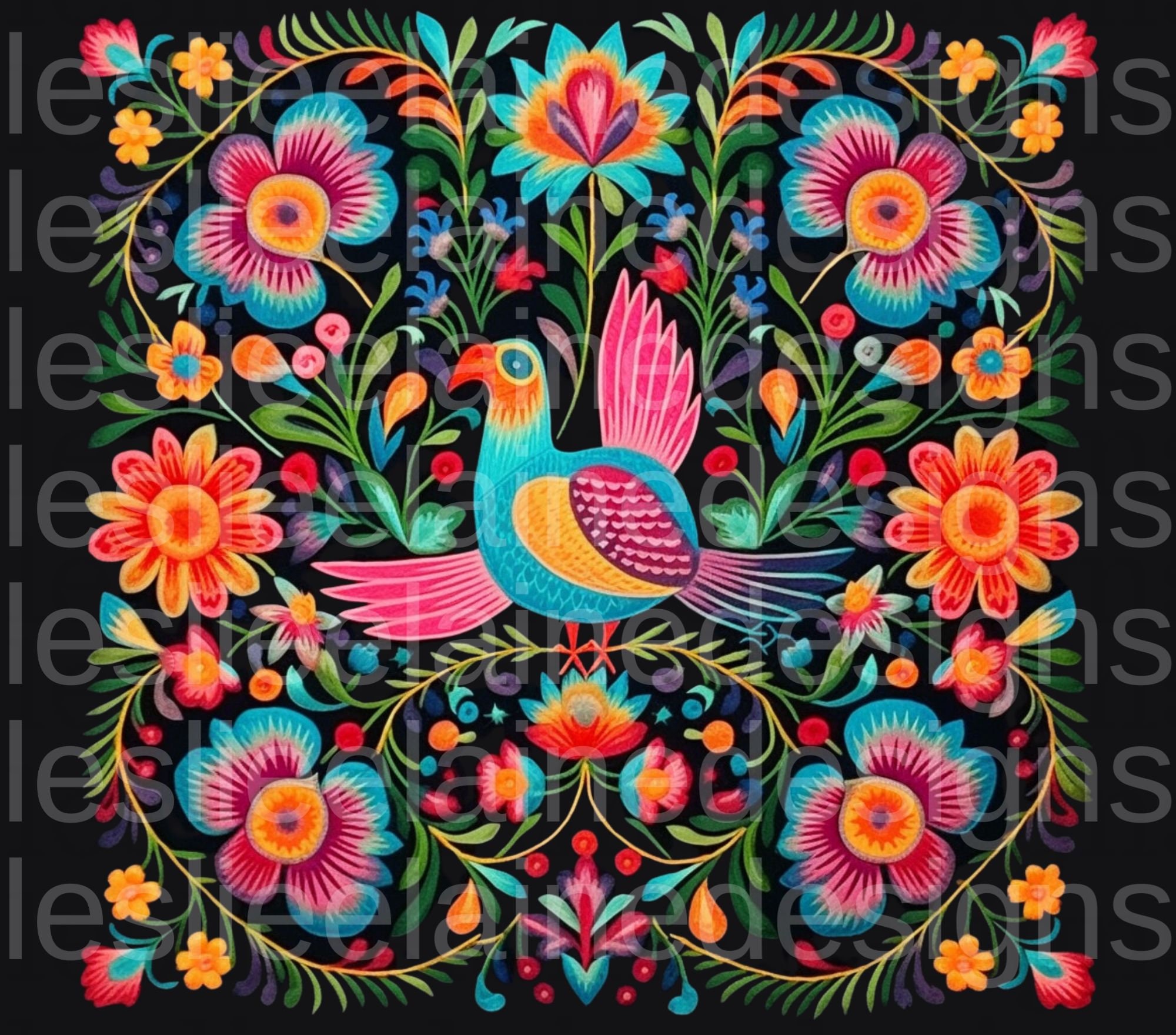 Mexican Otomi Design for Tumblers Sublimation Mexican Design - Etsy