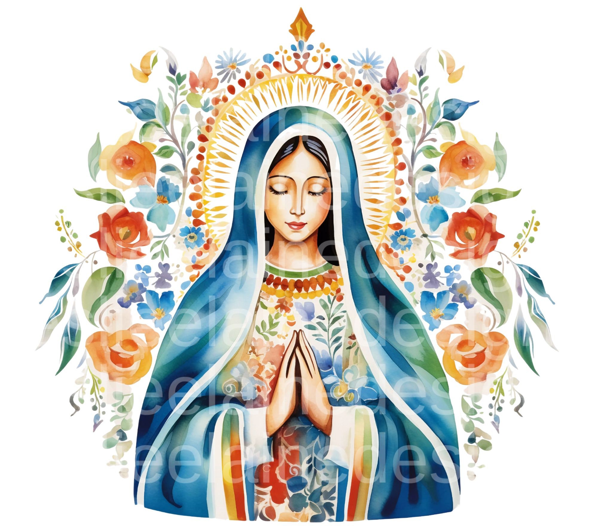 Virgin Mary Tumbler Wrap for Skinny Tumbler Design 3D Virgin - Etsy