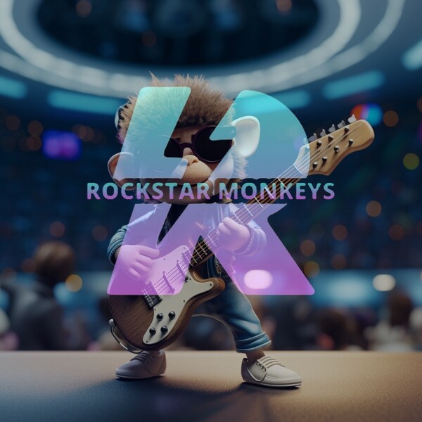 Rockstar Monkey - Etsy