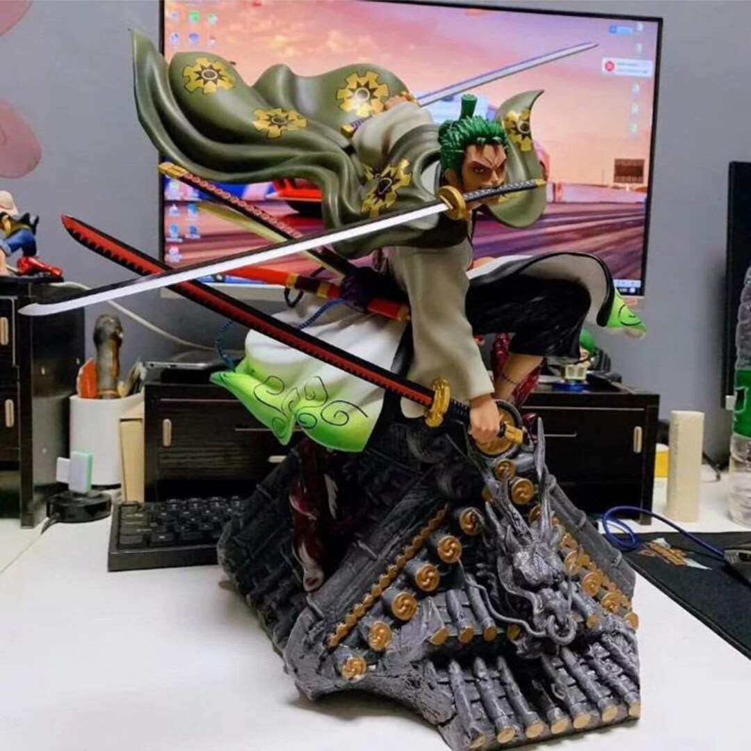 Japanese Anime One Piece Roof Sauron Model Gk Wano Country - Etsy