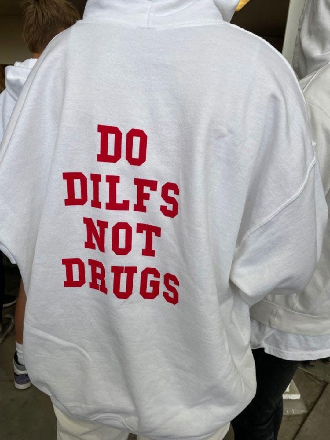 Do Dilfs Not Drugs Hoodie Y2K Aesthetic Hoodie Trendy Oversized Hoodie ...