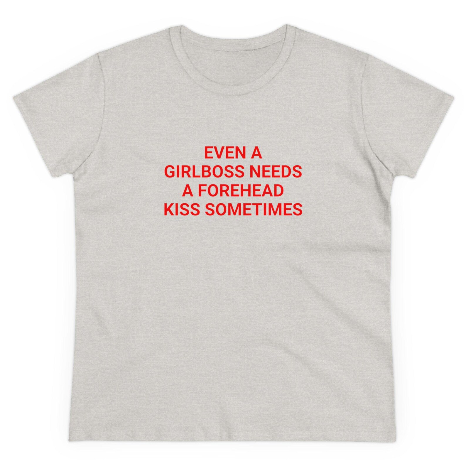 Even A Girlboss Needs A Forehead Kiss Sometimes Baby Tee Trendy Y2K Shirt VSCO Girl T-shirt ...