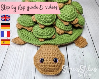Turtle Crochet Memory Game Complete Guide Crocheting - Etsy Canada