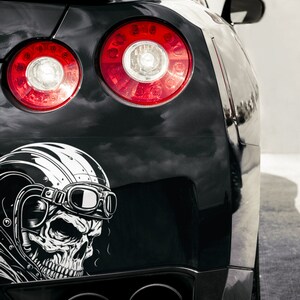 Bundle of 14 Biker Skull SVG Designs – Ready-to-cut Vector Art Car ...